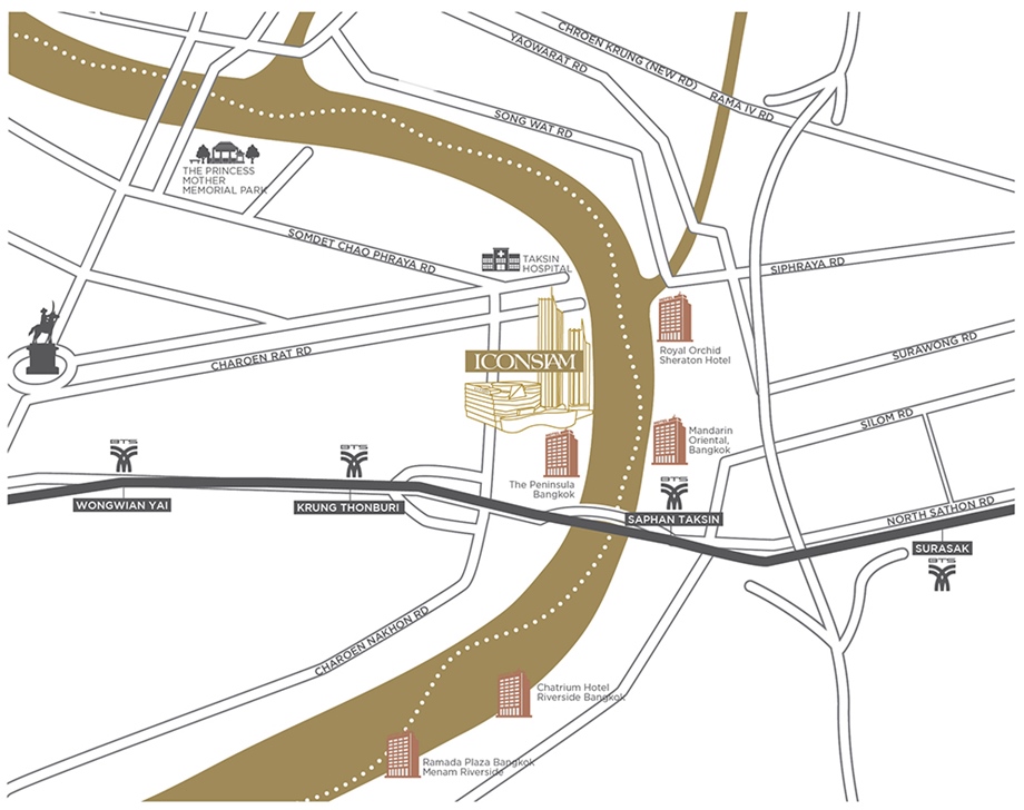 ICONSIAM : 交通方式